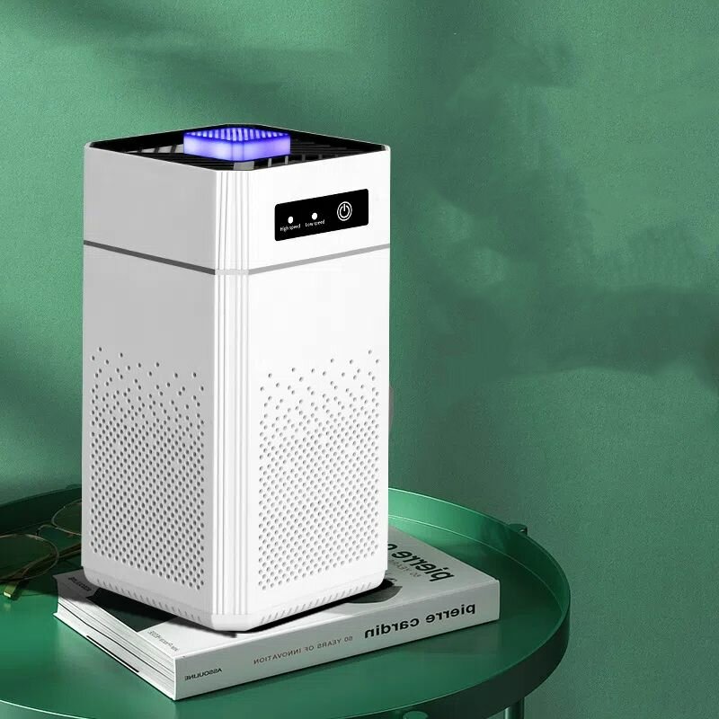 2 шт воздухоочистителей для спальни, гостиной, кухни и дома — тихий воздухоочиститель с площадью очистки 1291 кв. фут, с H11 HEPA-фильтром, с двумя скоростями для аллергии