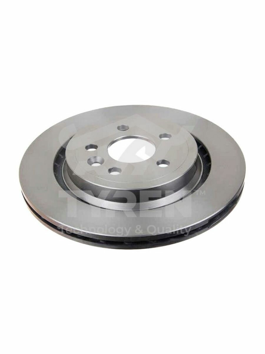 Диск тормозной задний вентилируемый для а/м VOLVO S80, V70, V60, Tyren TYR1020311