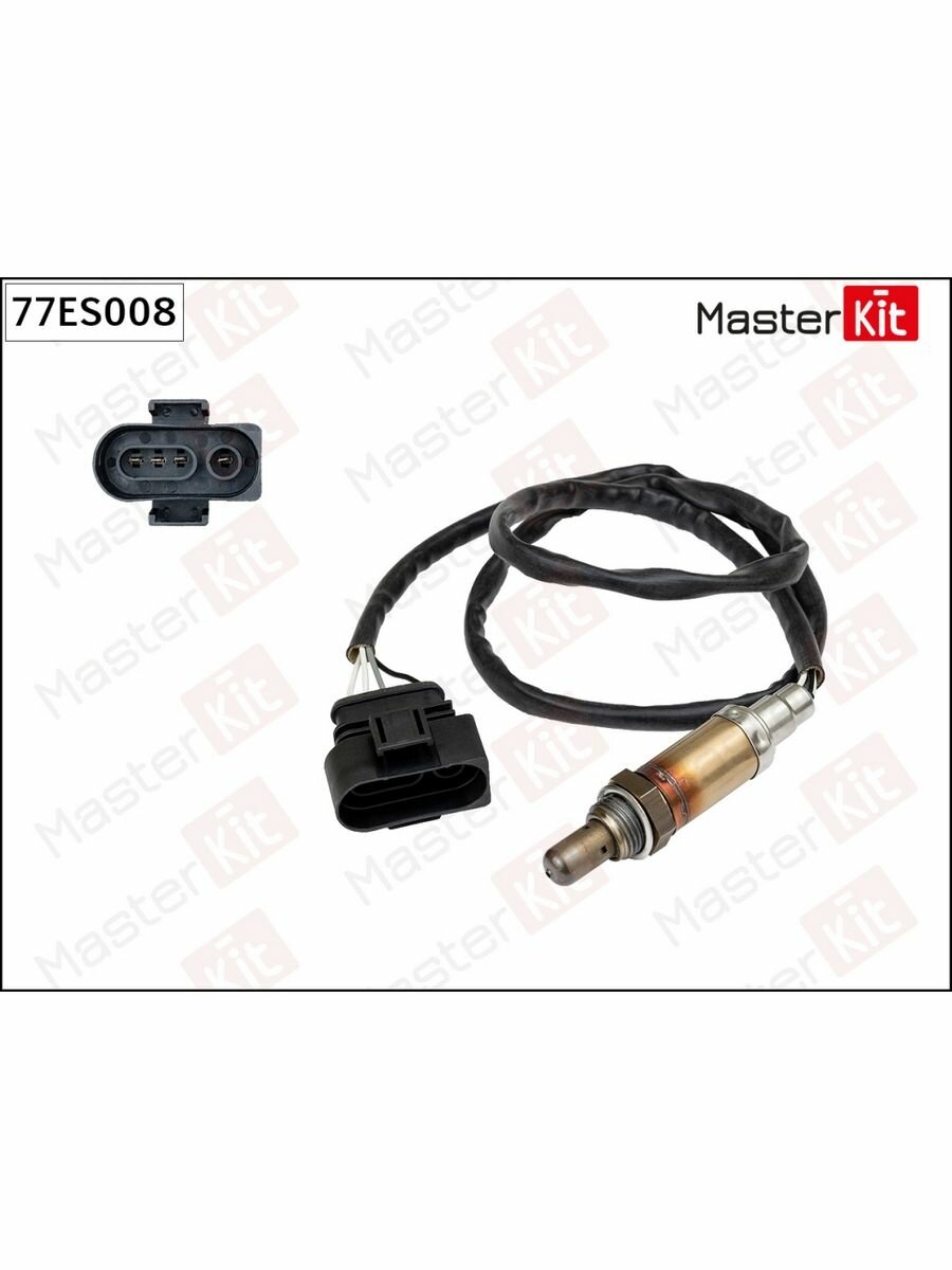 Датчик кислорода (лямбда-зонд) MasterKit 77ES008 для а/м AUDI A4, FORD Focus, TOYOTA Corolla, Volkswagen Golf