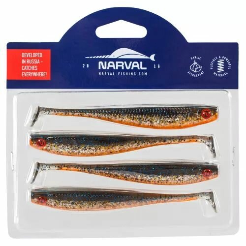 Силиконовая приманка Narval Skinny 12см. #034 4шт.