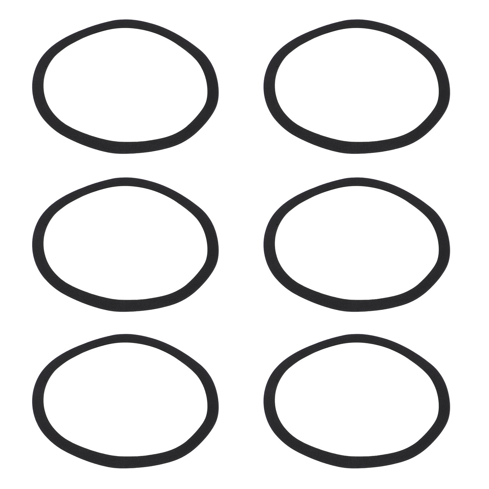 6 шт. Колец для акустических систем, внешний диаметр 230 мм, внутренний диаметр 202 мм, уплотнительная прокладка из вспененного материала EVA высокой плотности для динамиков, сабвуферов