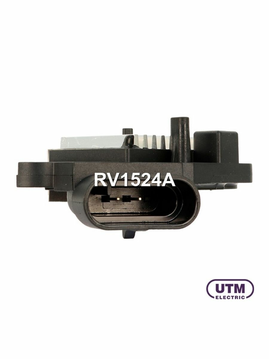 Регулятор генератора UTM RV1524A, для Chevrolet Cavalier, черный — фото 1