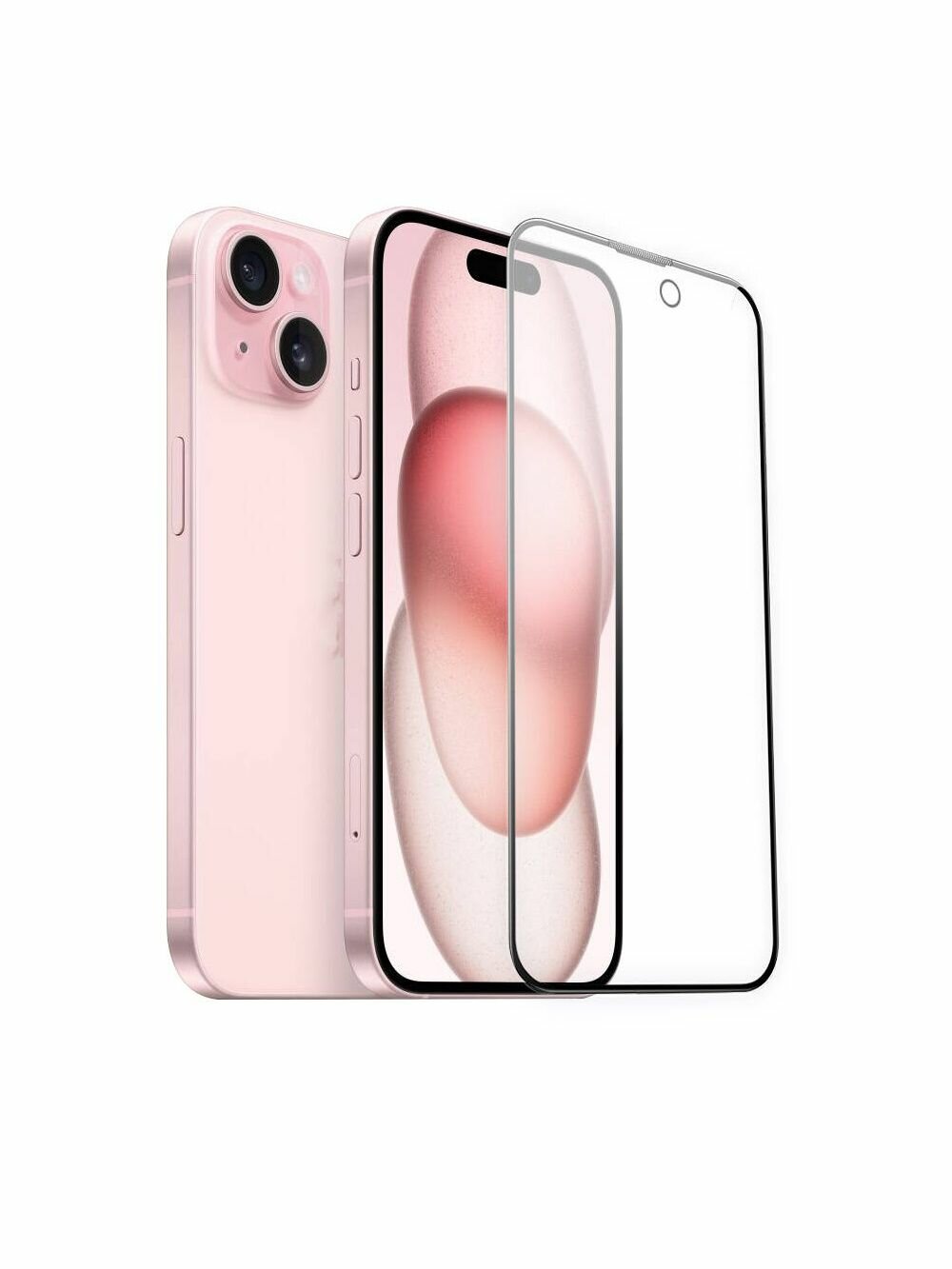 Защитный комплект 2 в 1 стекло для экрана и камеры WiWU Wi-IP002 для iPhone 15/16 6.1
