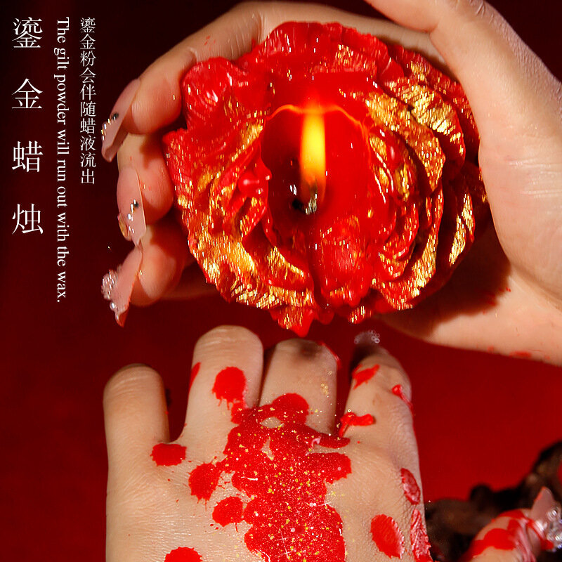 Долгая любовь веселье низкотемпературная свеча позолоченная роза пион ароматерапия sm секс флирт реквизит альтернативная фабрика игрушек