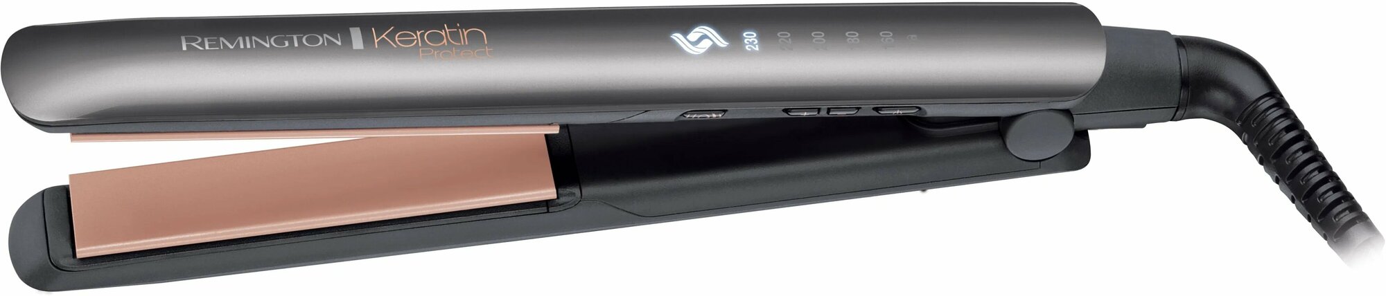 Выпрямитель для волос Remington Keratin Protect S8598 Grey, 5 температурных режимов