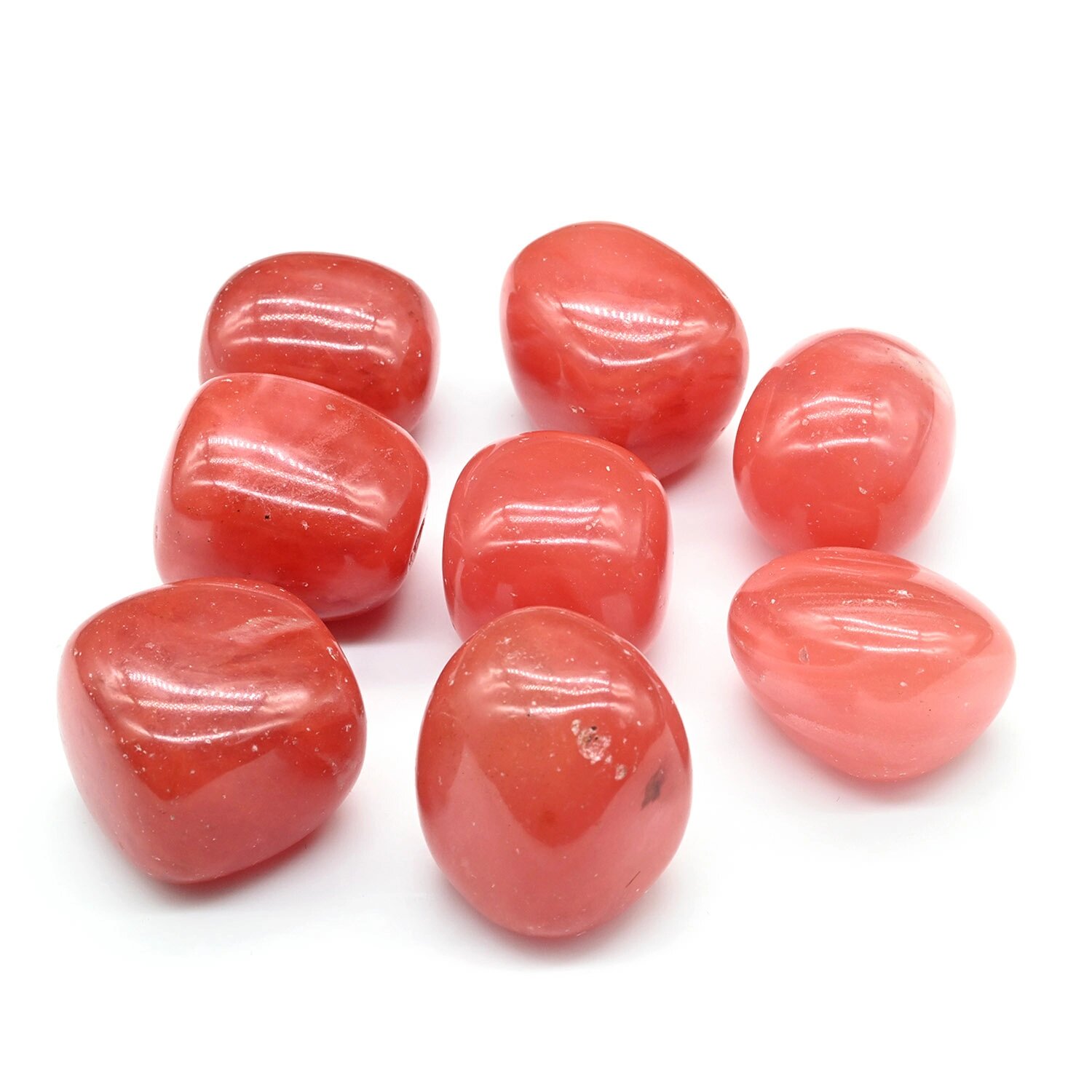 Халцедон искусственный галтовка фракция 20-35мм, упаковка 500г .