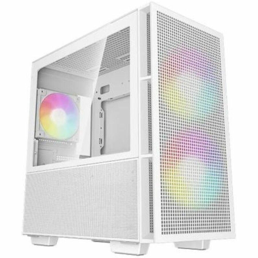 Компьютерный корпус DeepCool CH360 (CH360 WHITE) белый - Mini Tower, micro-ATX, mini-ITX, USB 3.2 Gen 1 Type-C