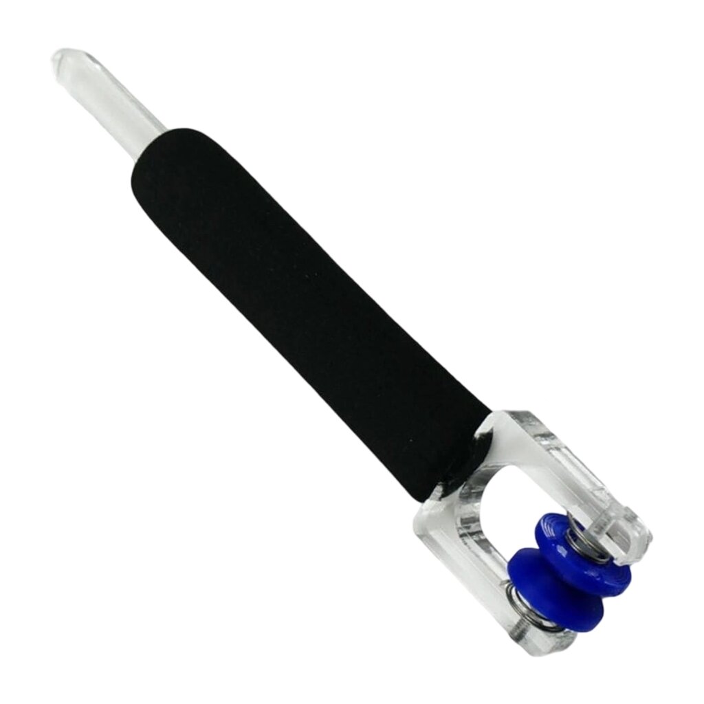 Инструмент для фольгирования стекла с пружинными роликами и удобной ручкой