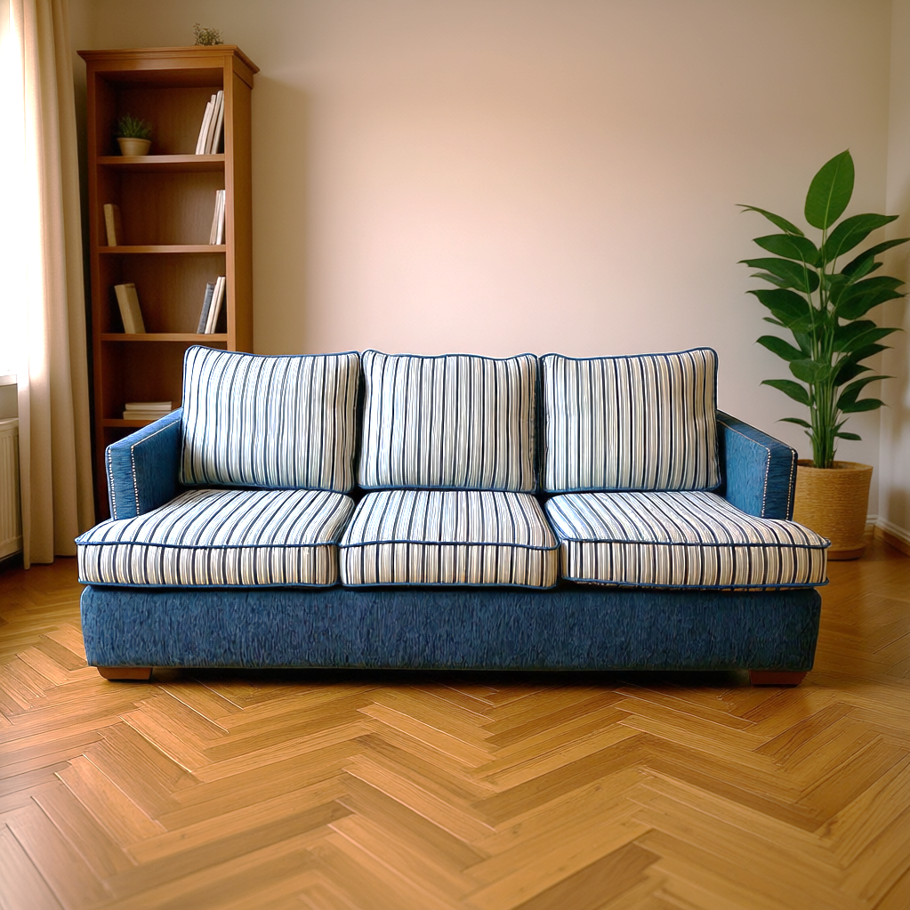 Диван GRUPPO 396 "Адриатика", с подлокотниками, с подушками, 3 места