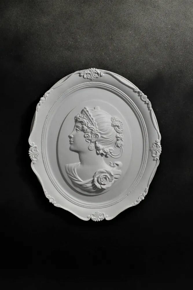 Декор для дома, картина "Женщина", белый от ZlatDecor