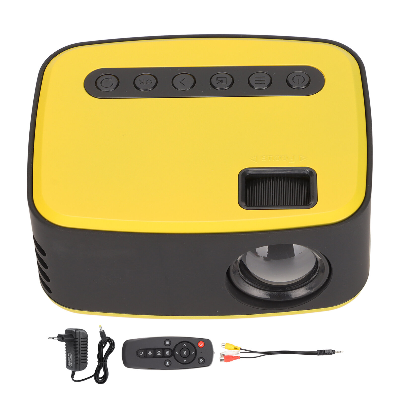 Мини-проектор 1080P с Micro USB и 2Вт динамиком