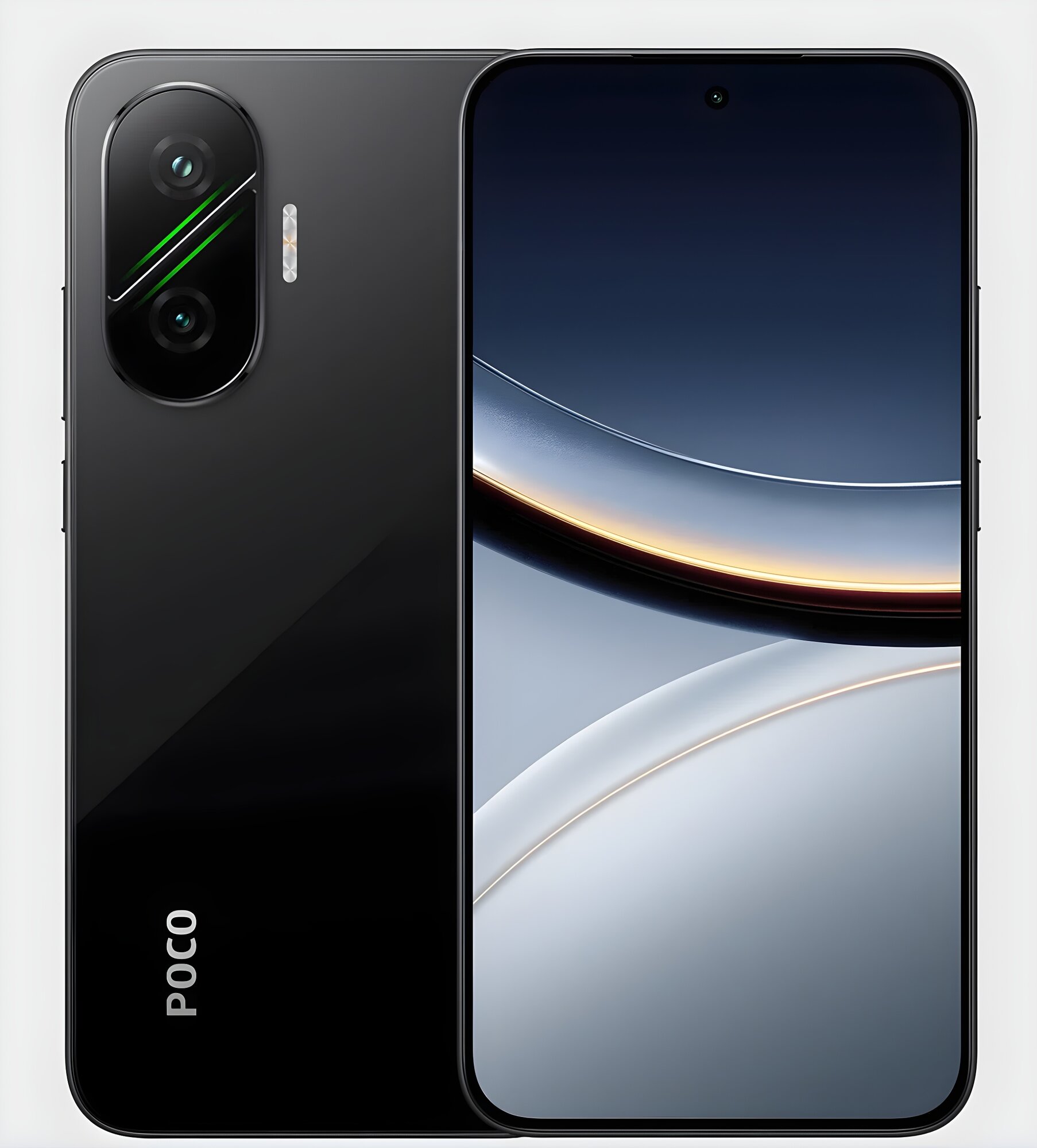Смартфон Xiaomi Poco F7 12/256Gb черный Global 2025 5G NFC AMOLED 120Гц Snapdragon 8s Gen 4