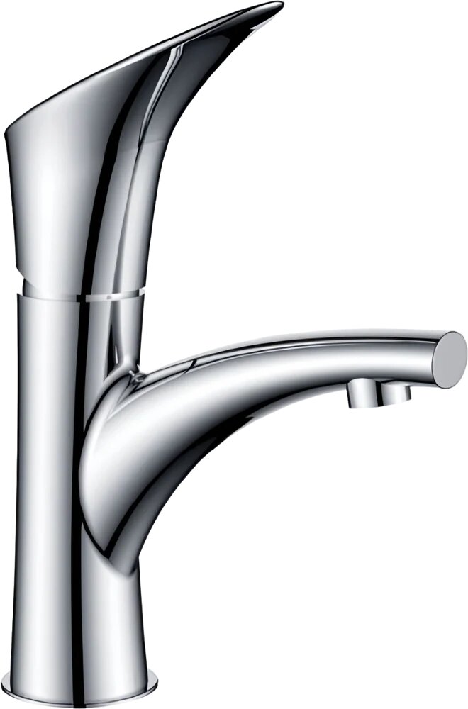 Смеситель для раковины Kaiser Calla 71011 хром, глянцевый, кран для ванной в раковину, из латуни, рычажный, с керамическим картриджем