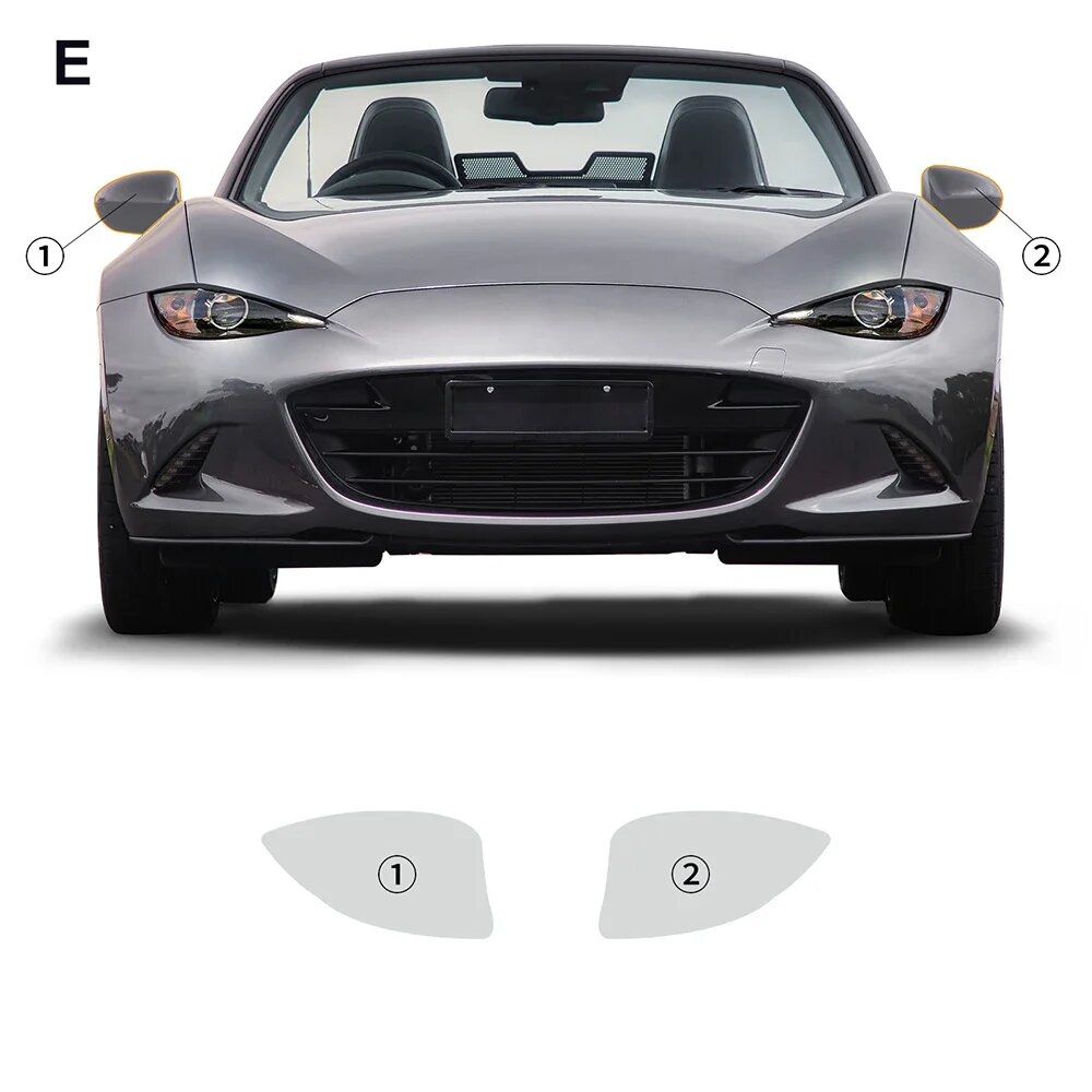 Защитная пленка на зеркало Mazda MX-5 2016-2023, rearview