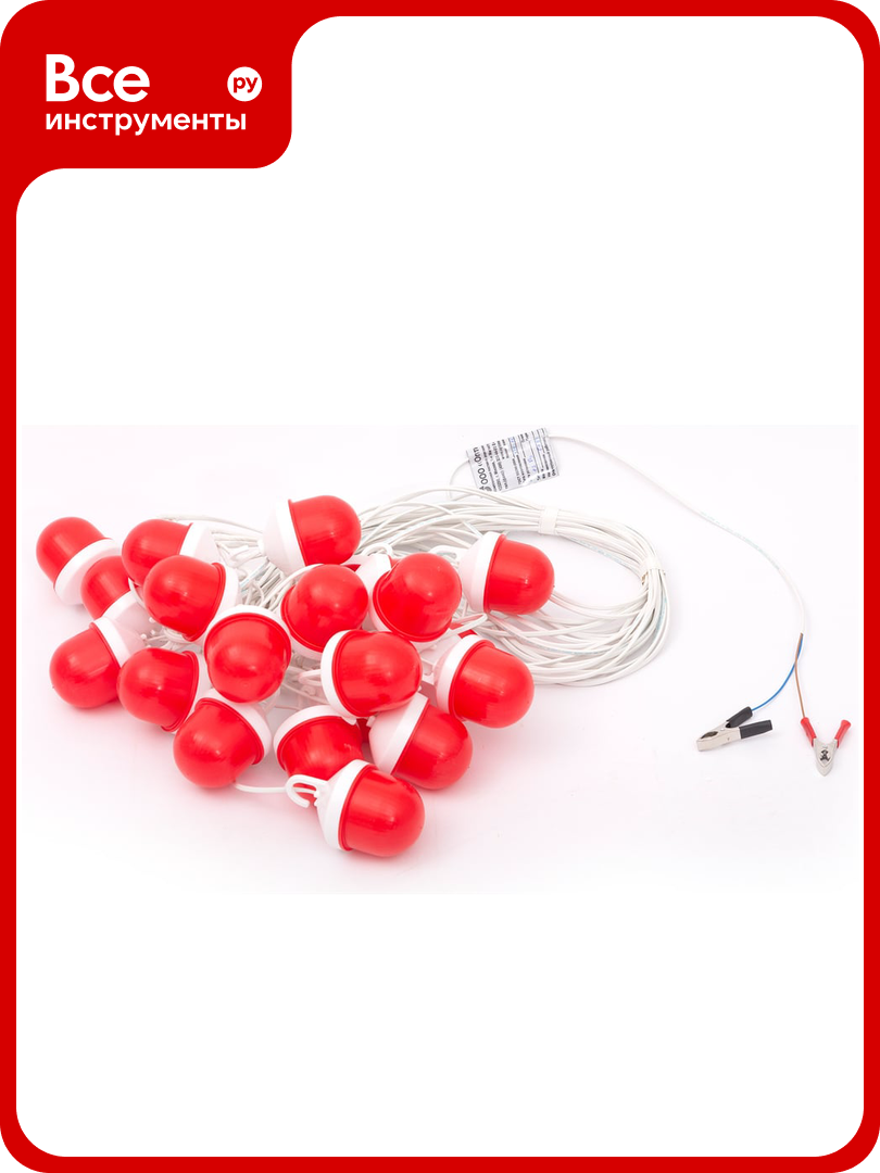 Гирлянда дорожная строительная ООО оптима сервис 100 м сигнальный фонарь ФС-12 00-00053990