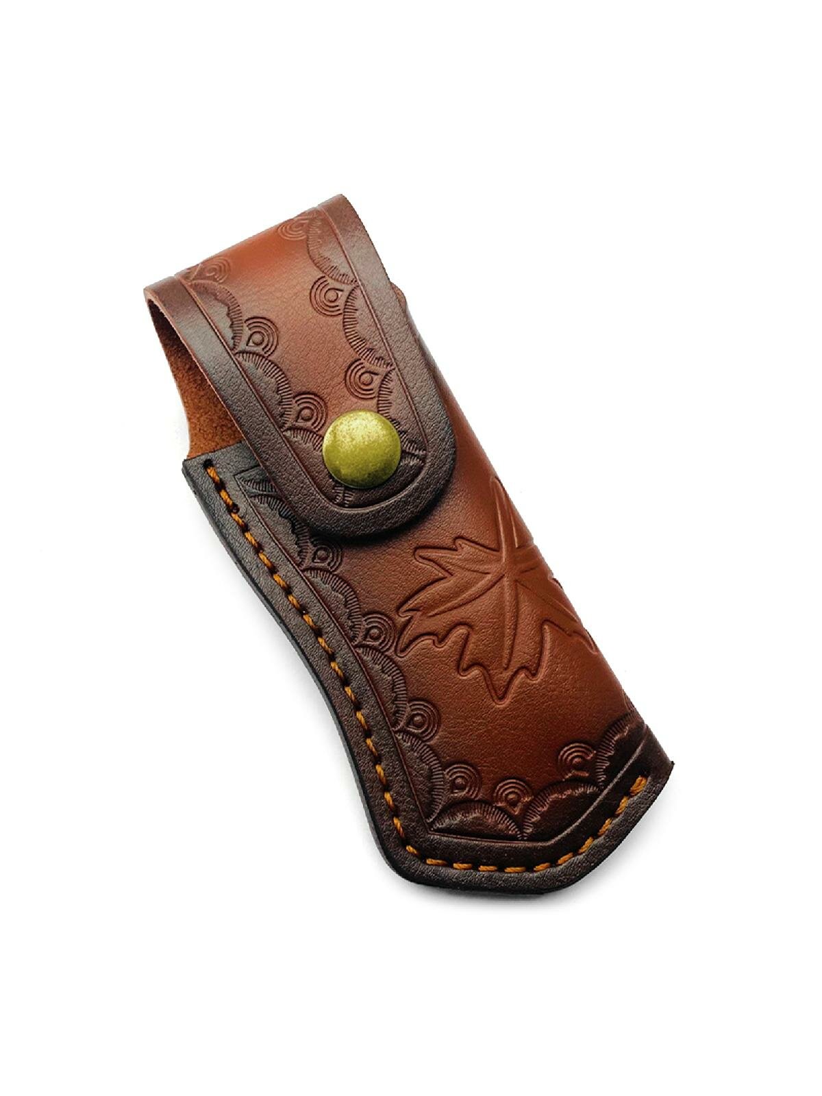 Ножны для карманного ножа, чехлы ручной работы, кожаные кобуры для ножей, складной держатель для ножей, чехол для переноски на открытом воздухе, простой в использовании