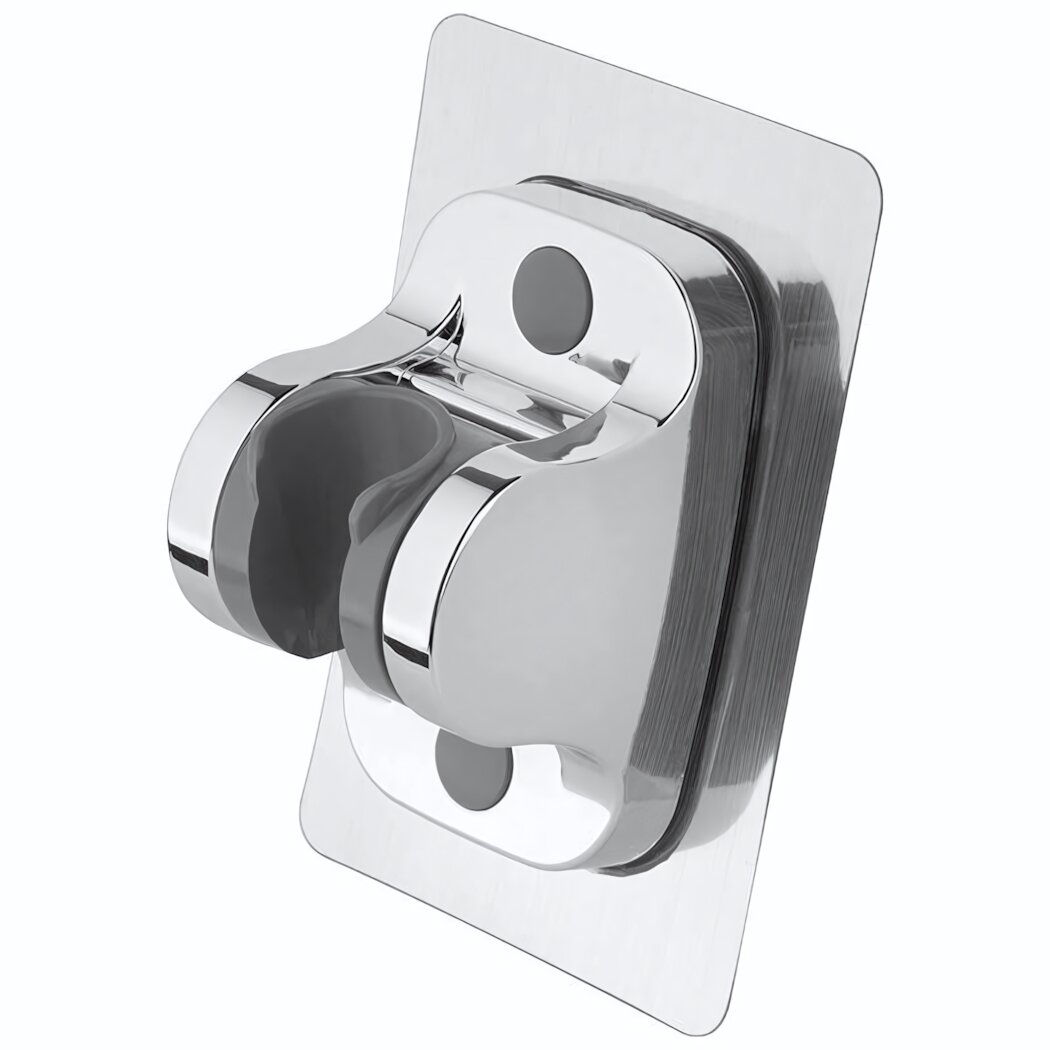 Держатель для душа 9×5,5×5,5см, хромированный, на самоклеящейся основе