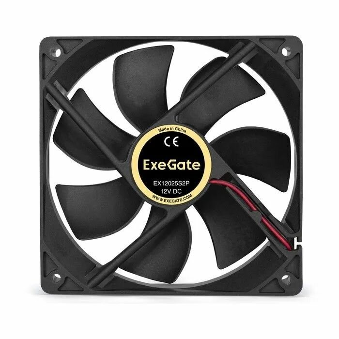 Вентилятор Exegate EX12025S2P (EX294048RUS) 120x120x25, 1500Об/мин, 2PIN