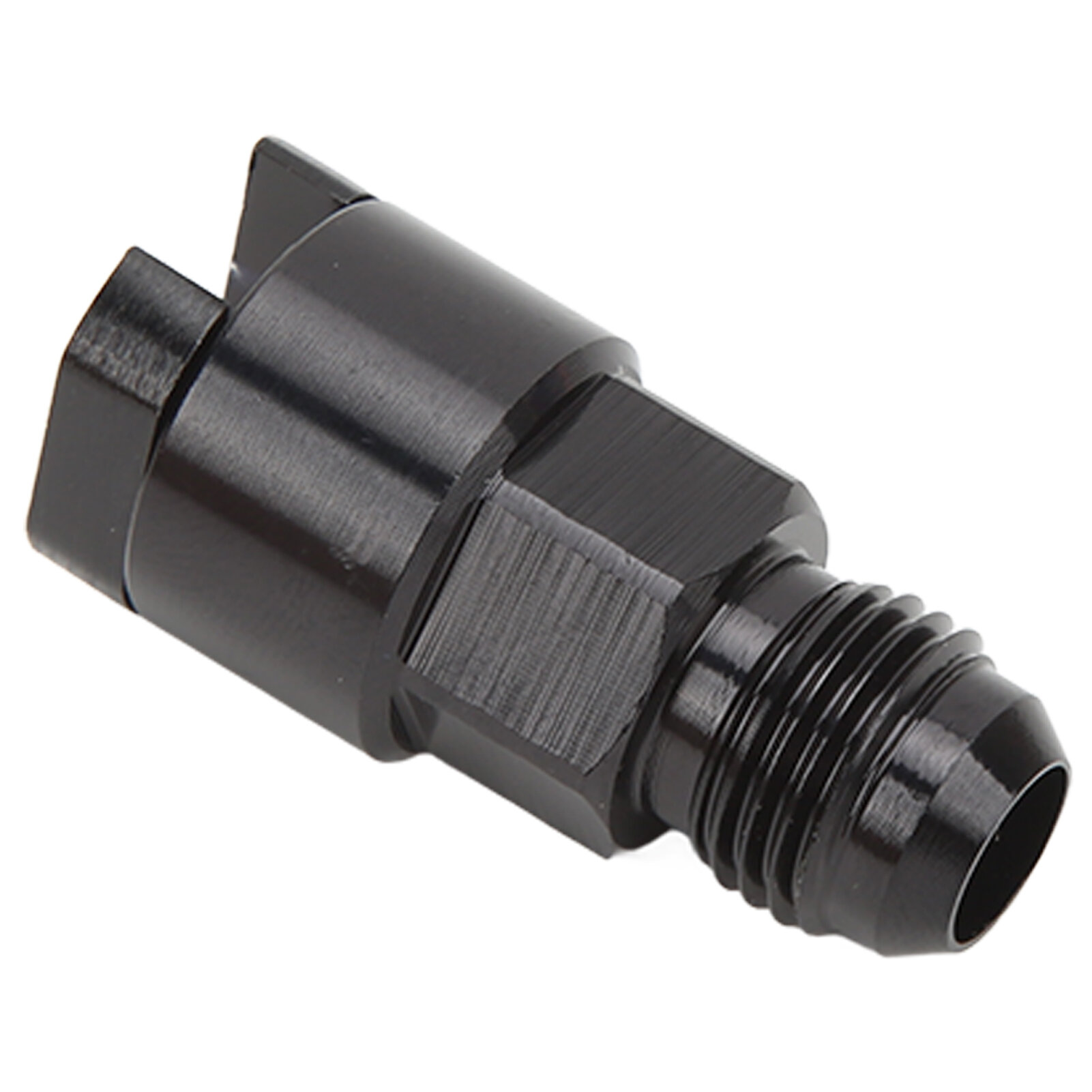 Адаптер EFI с быстросъемным соединением, алюминиевый анодированный черный, водонепроницаемый, топливный фитинг AN Male Push On, AN6-5/16 дюйма