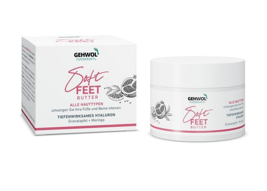 Gehwol Fusskraft Soft Feet Butter Крем масло для ног "Гранат и Моринга" 100 мл