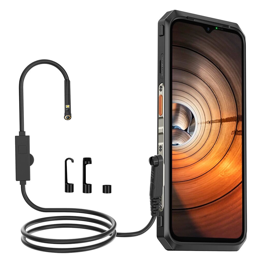 Оригинальный цифровой эндоскоп Ulefone E2 IP67, водонепроницаемый цифровой эндоскоп для смартфона Ulefone Armor 9/9E/13/16 Pro/18T, Endoscope E2