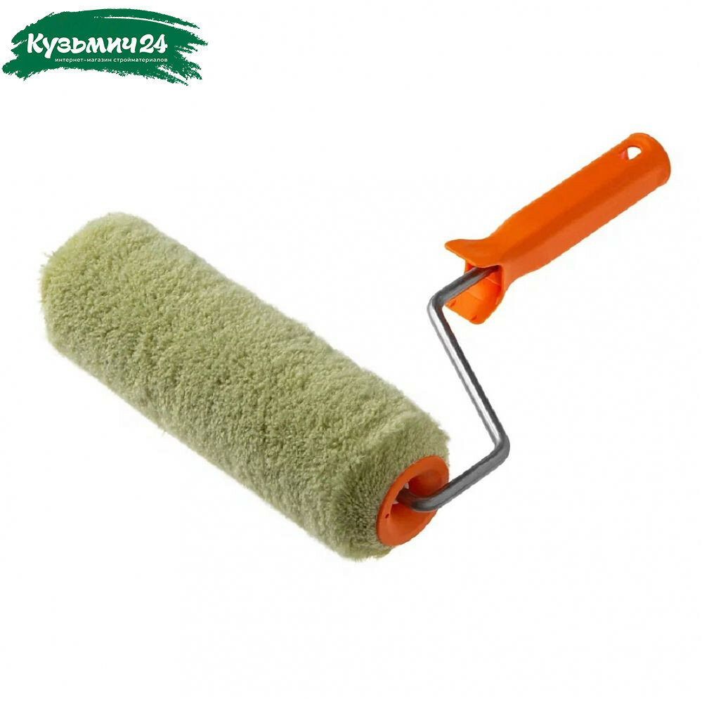 Валик малярный Акор Мастер 753 48 824 для фасадных работ, ролик 240 мм, ворс полиакрил 18 мм