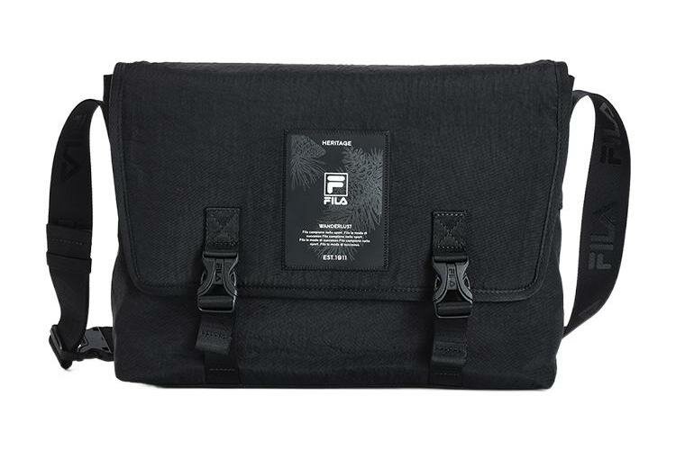 Сумка FILA тканевая сумка через плечо мужская черная