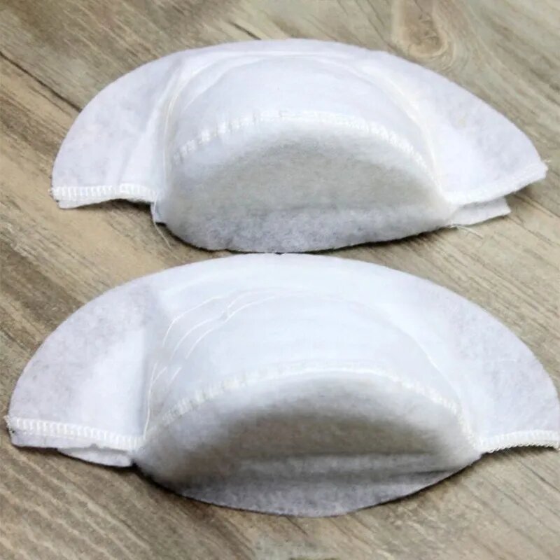 Шелк и губка подплечники 5 см черные или белые Белый, White