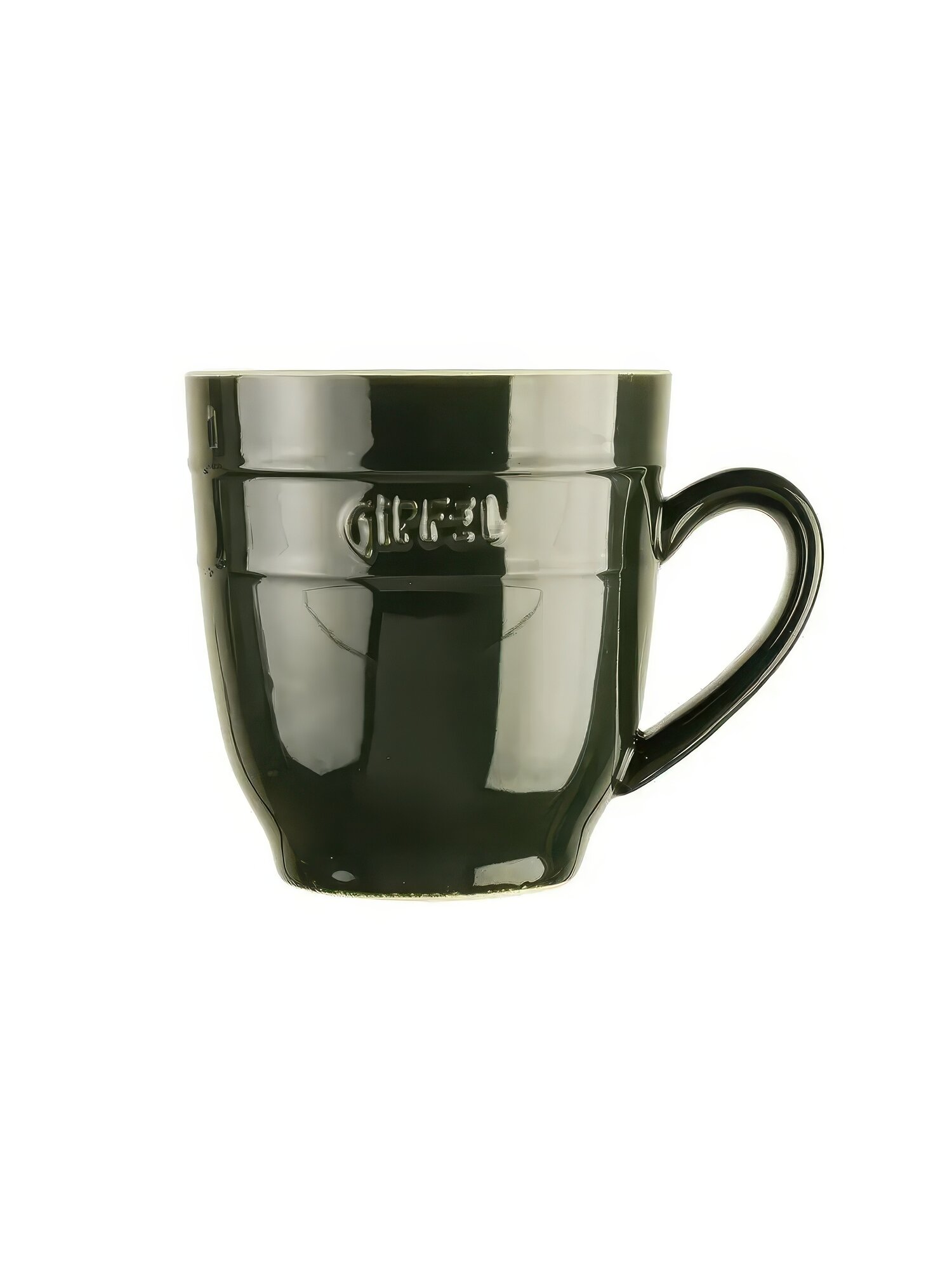 Кружка Gipfel Majolica 3925, 0,25 л, жаропрочная керамика, темно-зеленый
