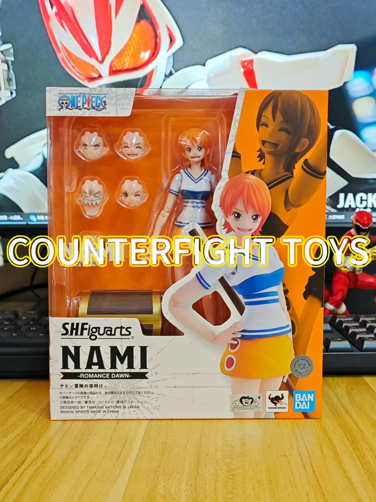 Bandai One Piece Nami SHF Romance Dawn, цвет nami