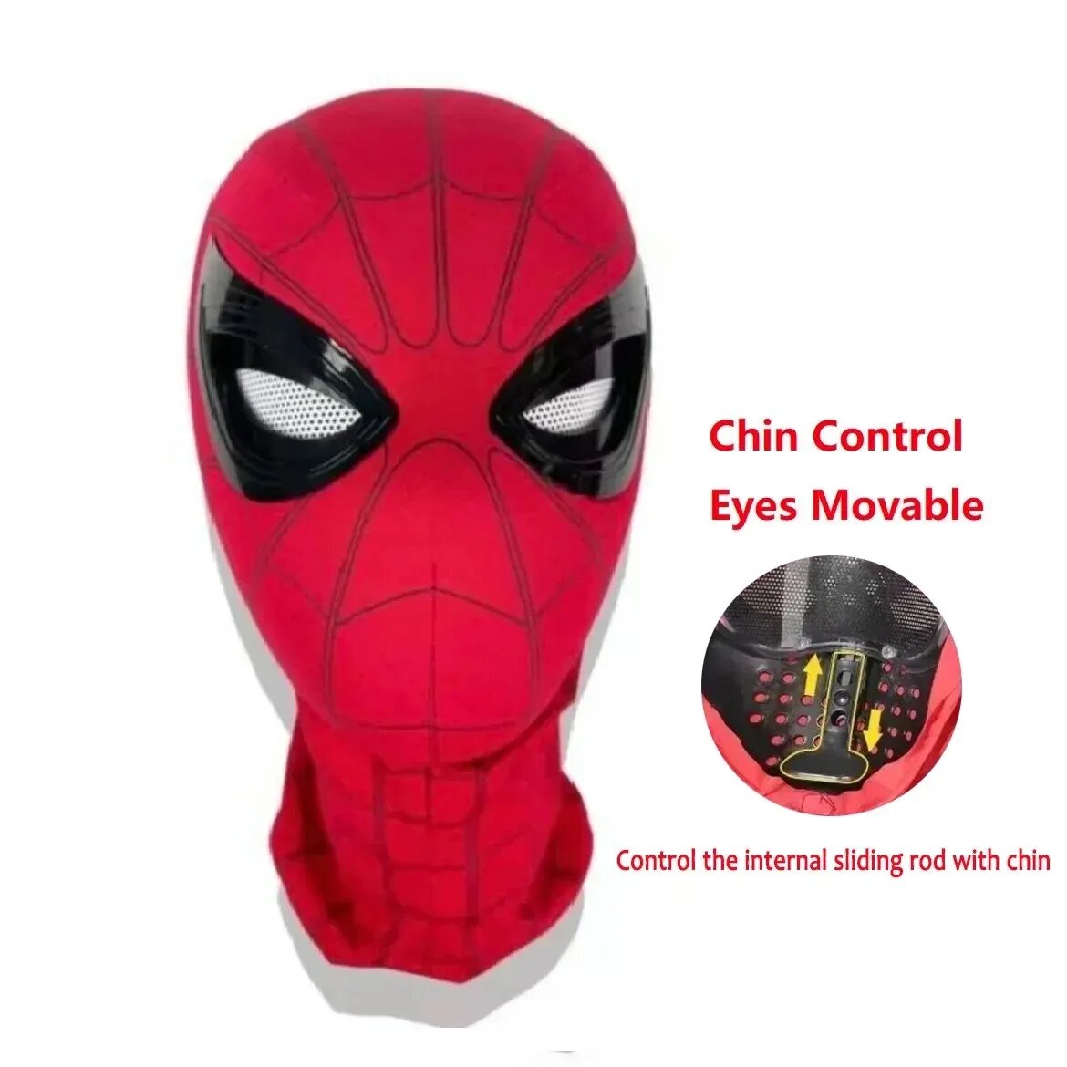 Маска Человека-паука с дистанционным управлением Bandai Red Chin Control