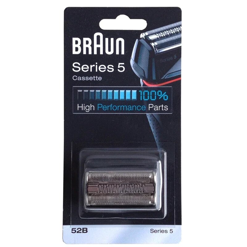 Сменные головки для бритв Braun Series 5, режущая сетка 52B, лезвие для бритв 5020S, 5030S, 5040S, 5050CC, 5070CC, 5090CC