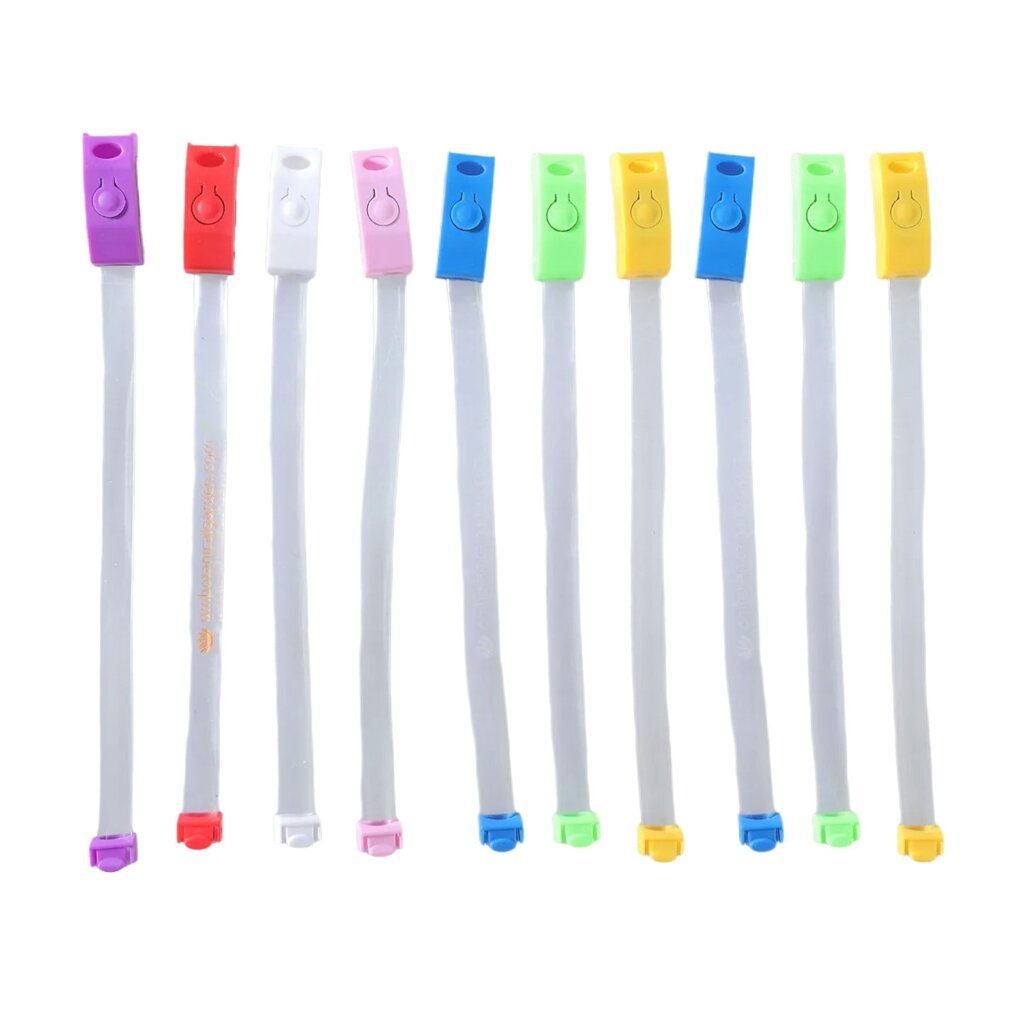 Светодиодные светящиеся браслеты, 10 шт.