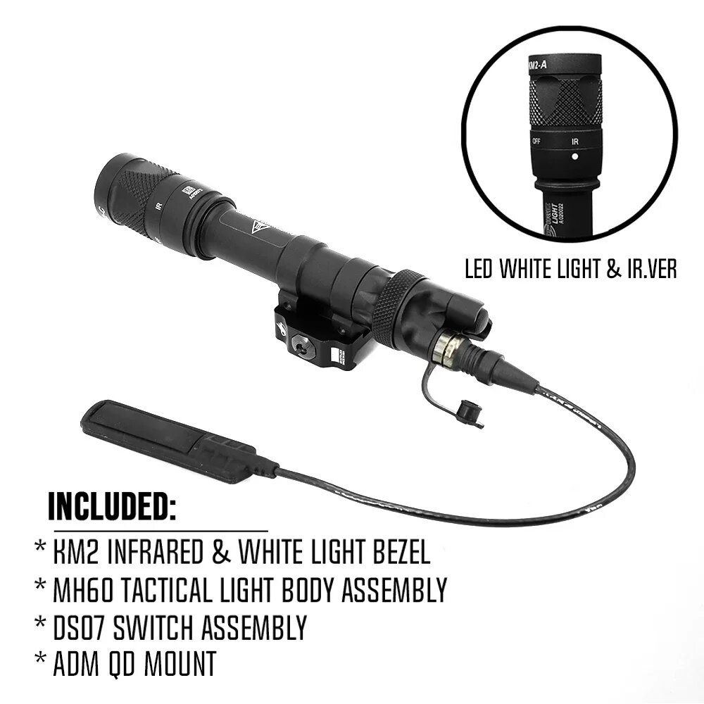 SOTAC MH60 Тактический ИК-осветитель Black IR