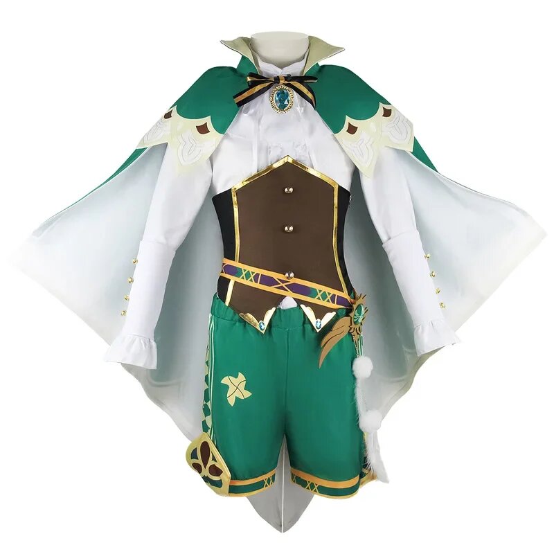 Genshin Venti Косплей костюм для детей Изумрудный, XXXL, clothes