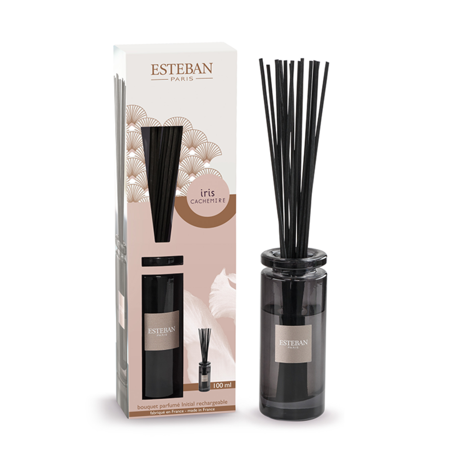 Ароматический диффузор Esteban Paris Parfums "Ирис и кашемир/IRIS CACHEMIRE" 100 мл.