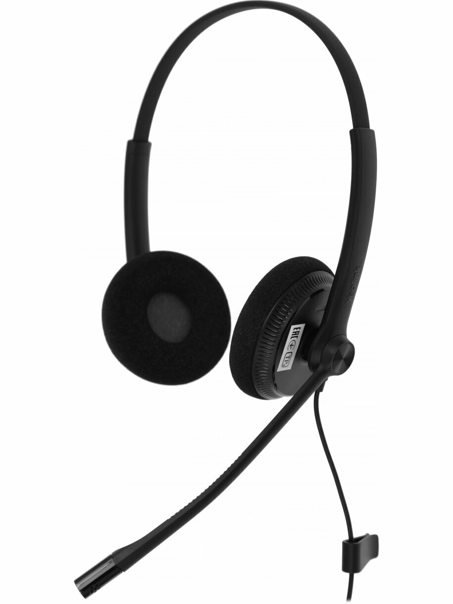Гарнитура проводная Yealink UH34 Lite Dual UC черный