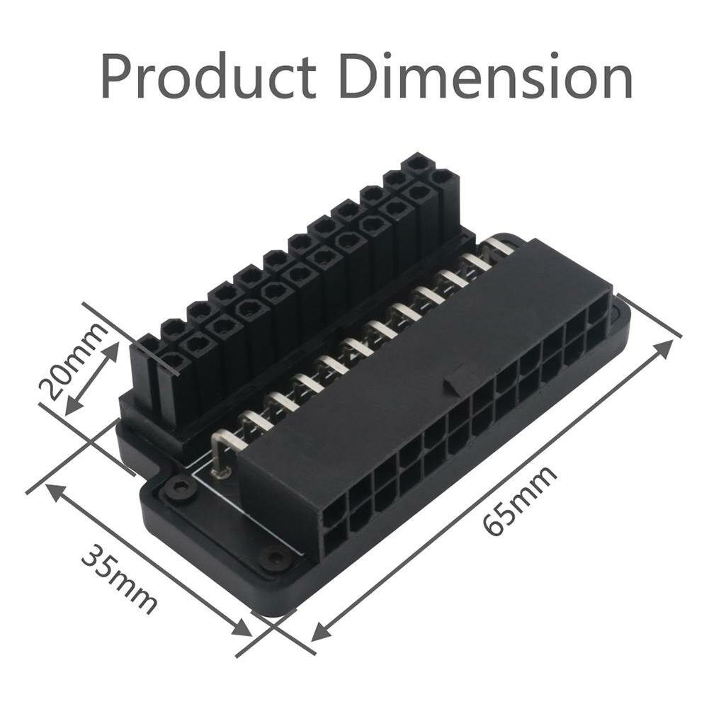 Переходник для блока питания atx 24 pin под 90