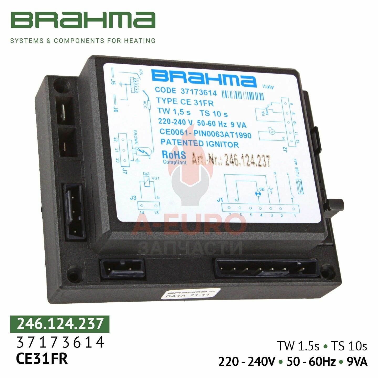Блок управления горением Brahma CE31FR, 37173614