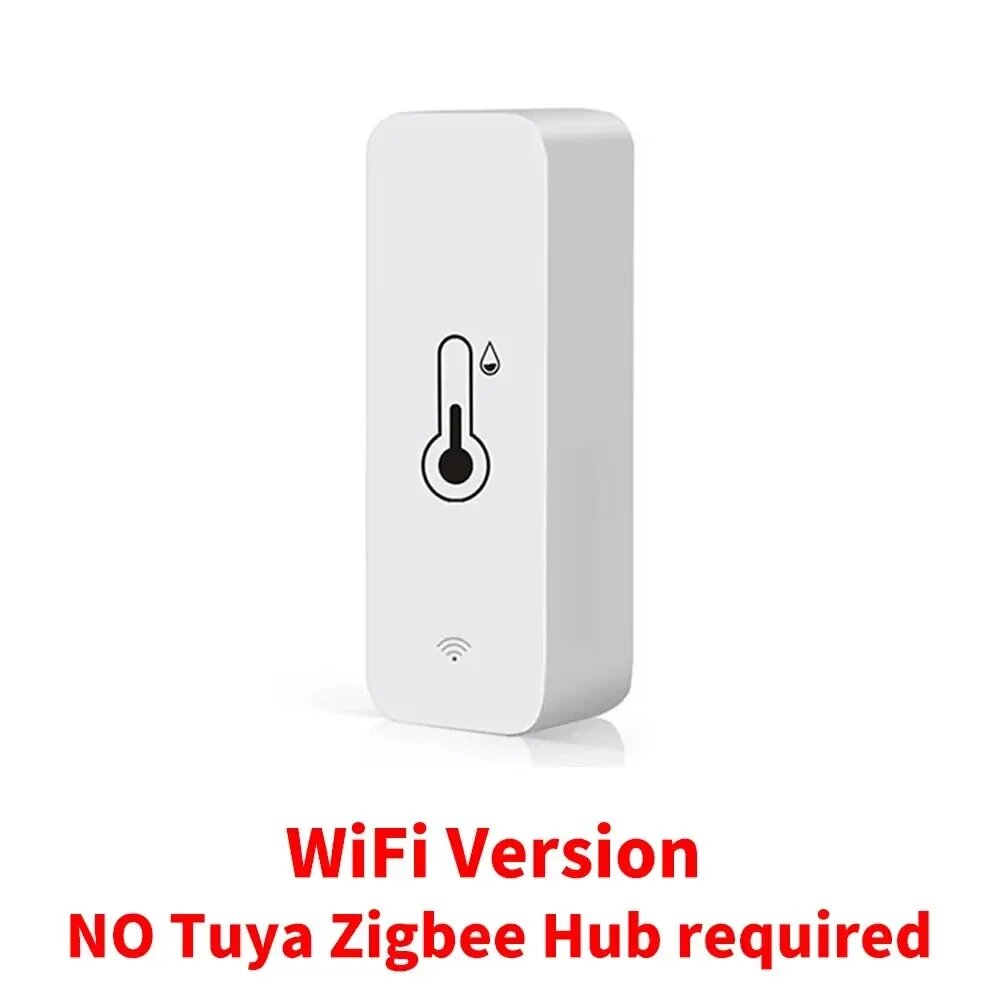 Датчик температуры и влажности Tuya WiFi Zigbee WiFi Version