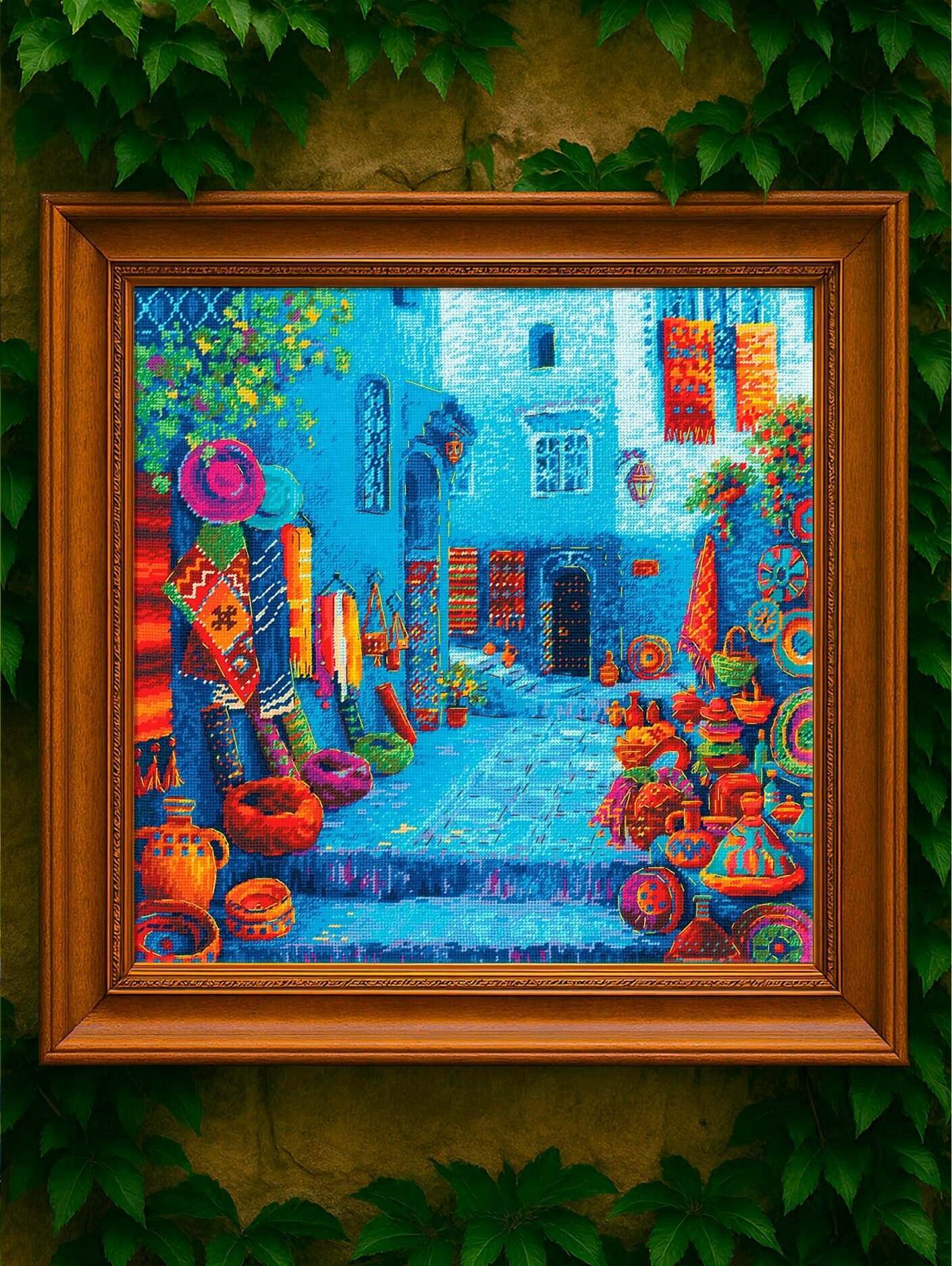 Набор для вышивания крестом Риолис, вышивка крестиком "Цвета Марокко", 40*40см, 2308