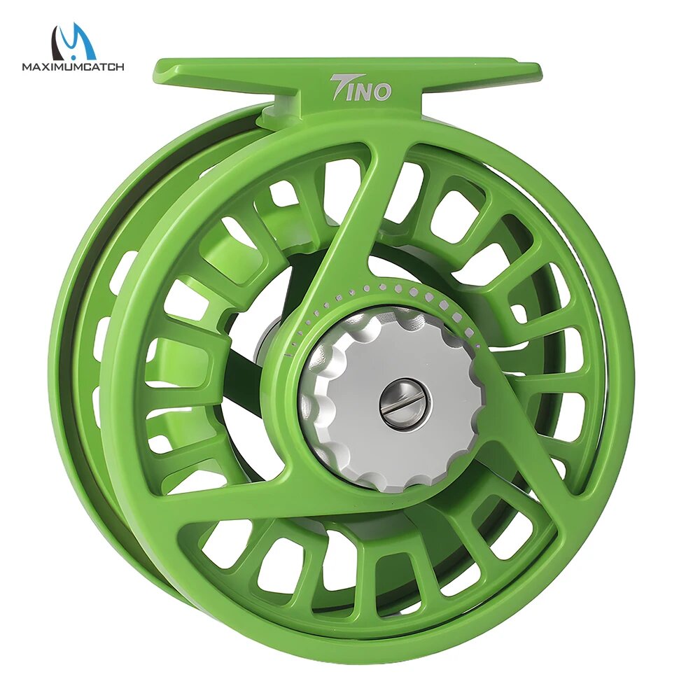 Maximumcatch Tino катушка для нахлыста Зеленый, Серия 5000, 1pc green reel