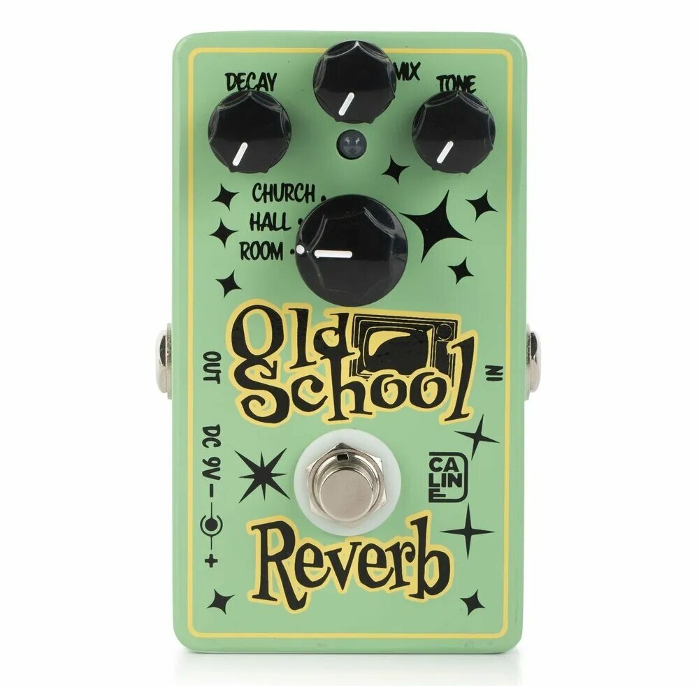 Педаль эффектов реверберации для электрогитары и бас-гитары Caline CP-512 Old School Digital Reverb (Room, Hall, Church)