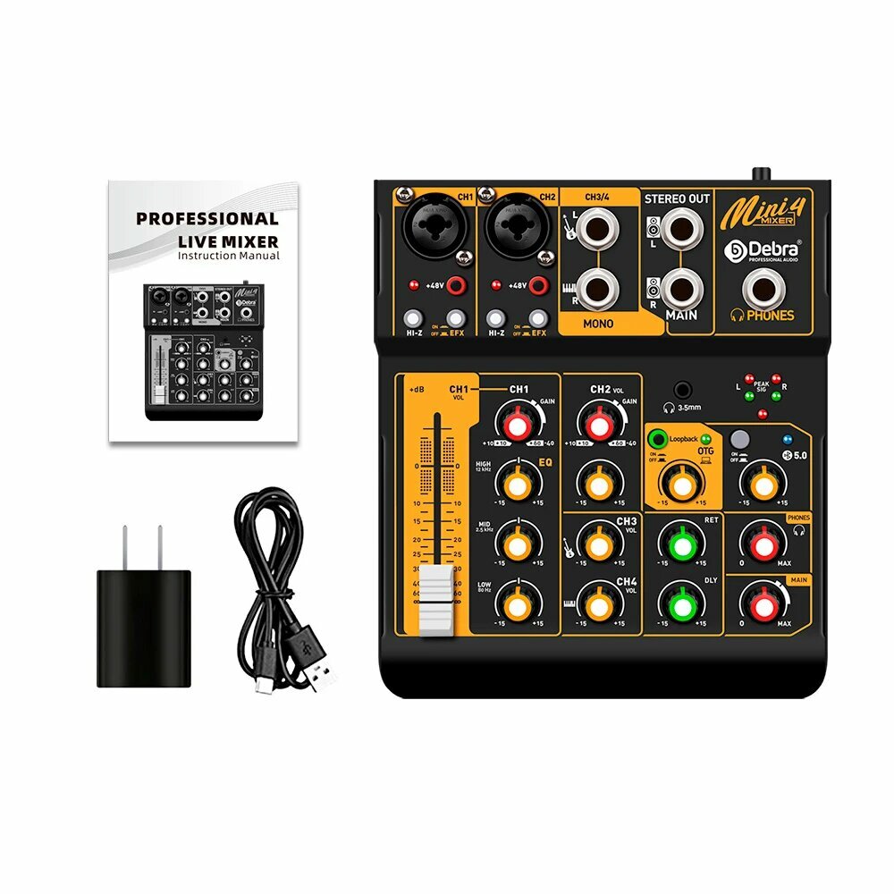 Debra Mini4 OTG Audio Mixer