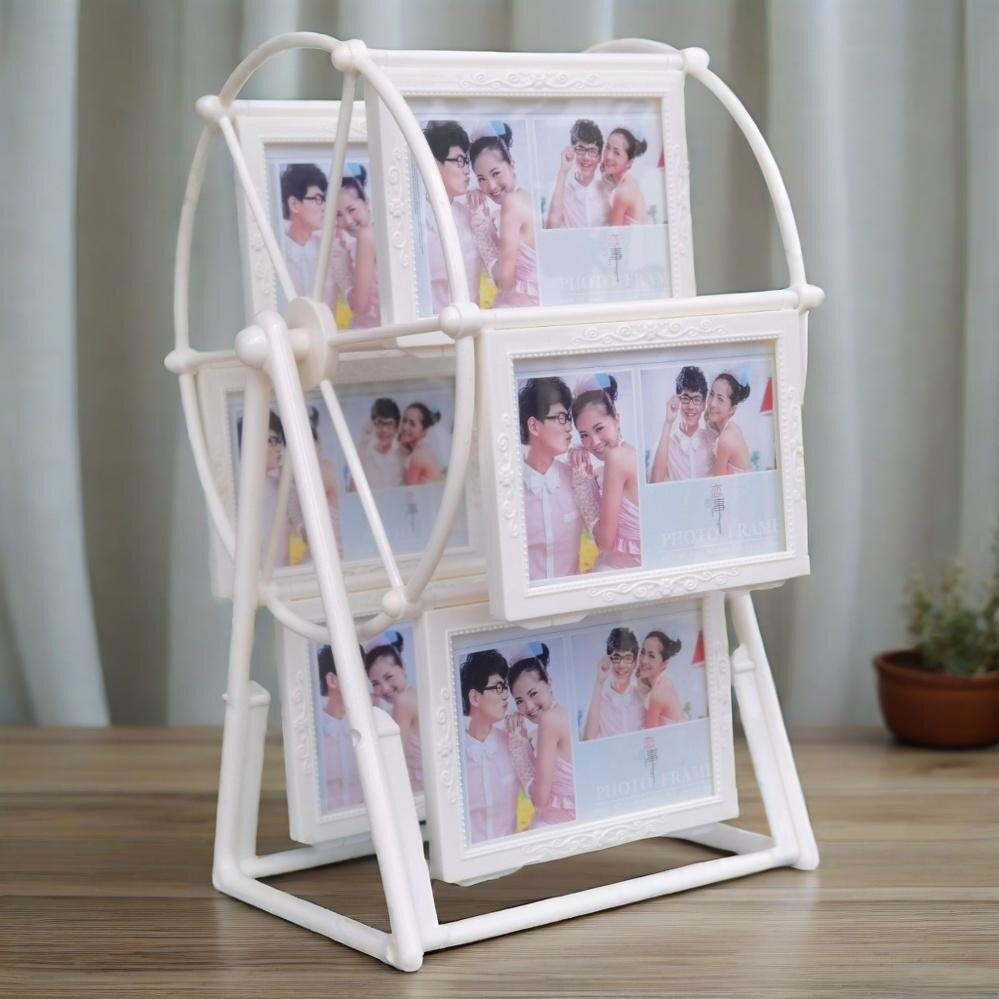 Европейский стиль вращающаяся 5inch карусель ветряная рамка для фотографий, подставка для детских фотографий, свадебных фотографий, студийных фотографий
