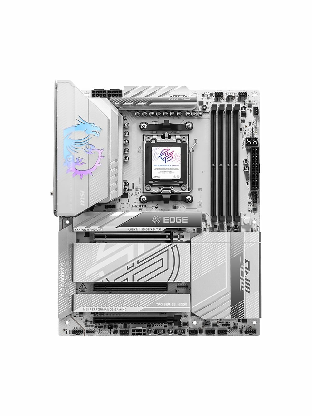 Материнская плата MSI MPG X870E EDGE TI WIFI, AMD X870E, ATX