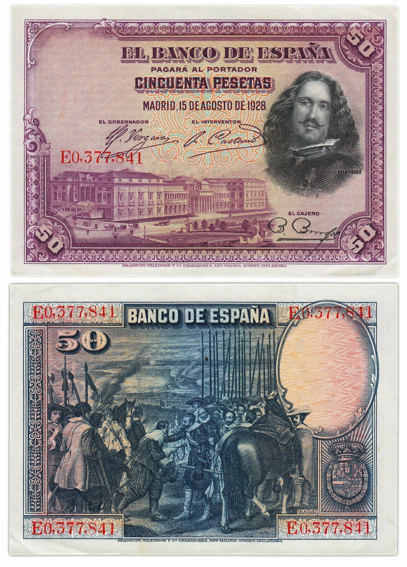 Испания 50 песет 1928 Pick 75