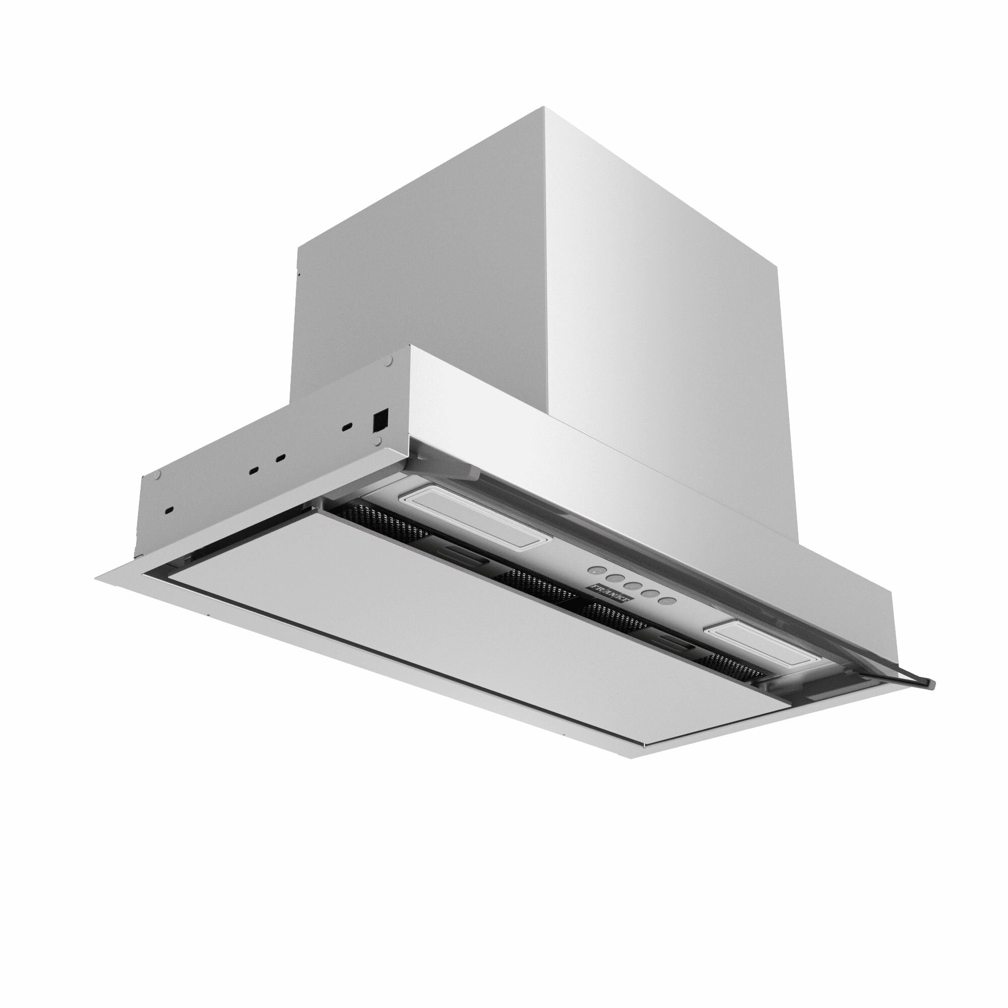 Встраиваемая вытяжка для кухни Franke T-Form 60 СR, Цвет хром, Производительность 1000 м3/ч, Ширина шкафа 60 см, 3 скорости, LED освещение, Таймер, Режим отвод/рециркуляция, Периметральное всасывание