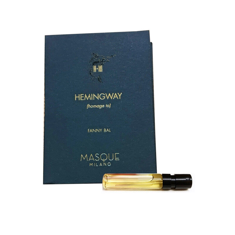 Парфюмерная вода Masque Homage To Hemingway миниатюра 2 мл / Пробник Маска Гомаж Ту Хемингуэй / Посвящение Хемингуэю