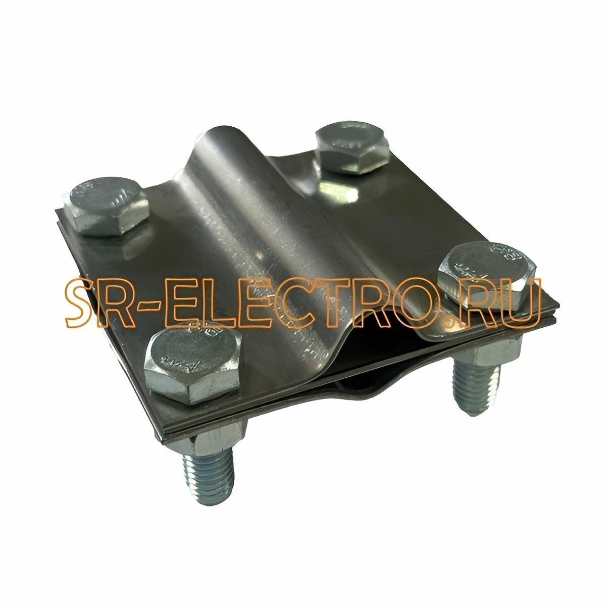 Зажим заземления для подключения проводника нержавеющая сталь